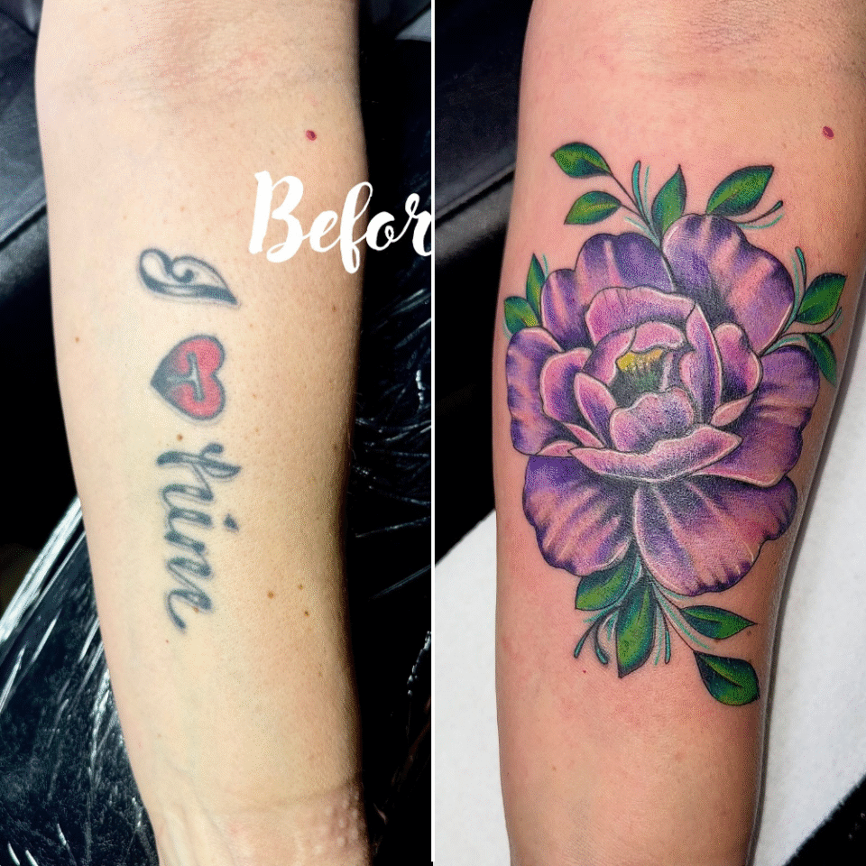 60+ Creative Name Cover up Tattoo Ideas You'll Love
