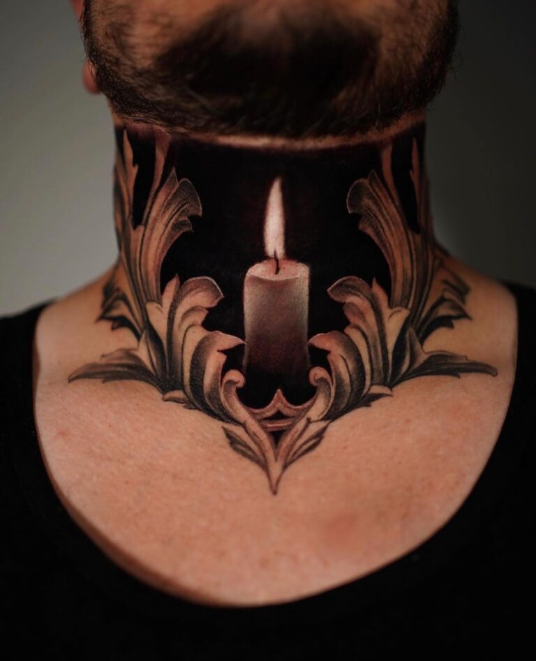 70+ Bold Neck Tattoo Ideas for Men with Style