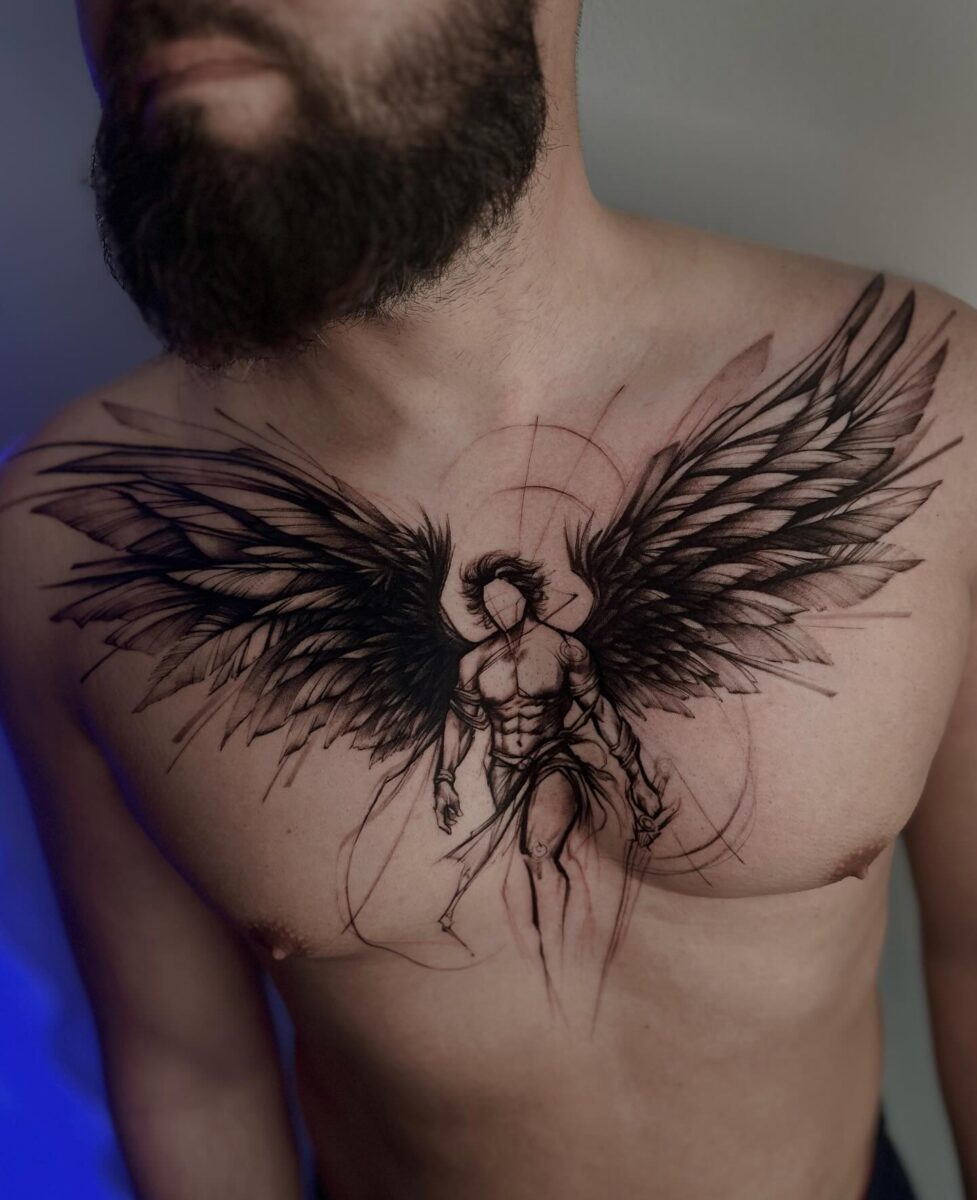60+ Angel Tattoo Ideas for Protection, Faith, and Strength