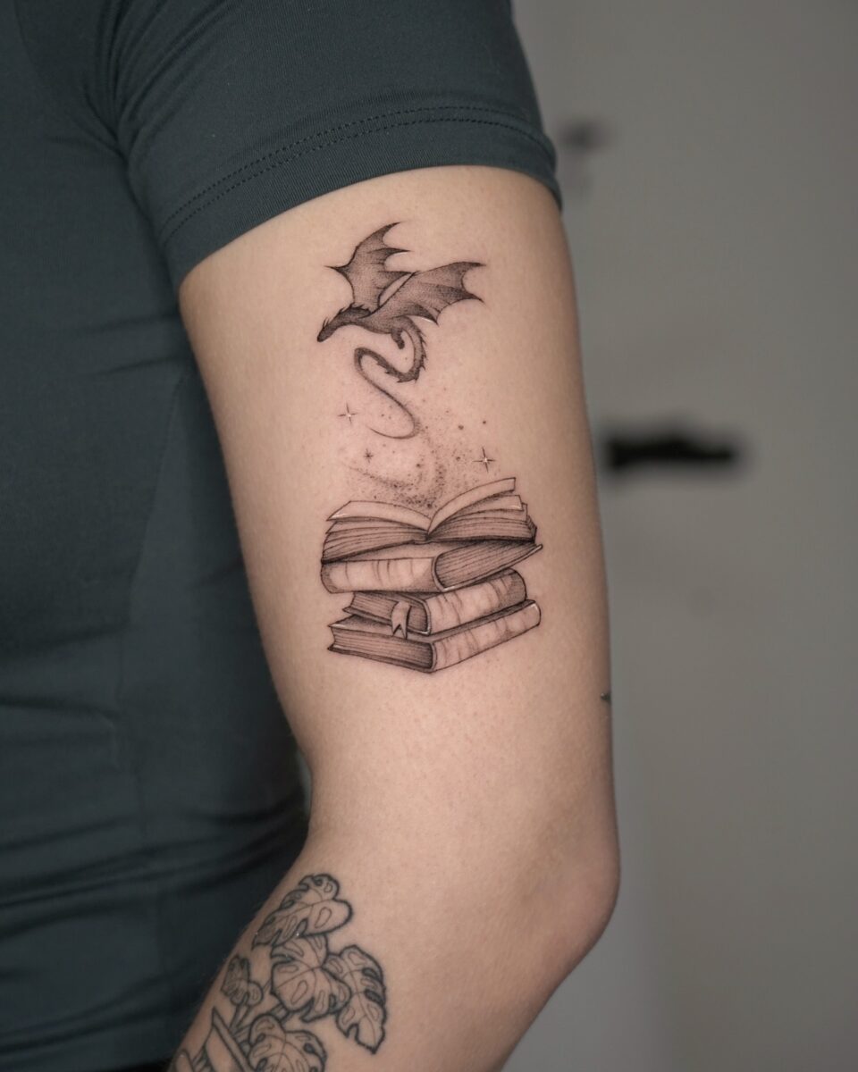60+ Book Tattoo Ideas That Bibliophiles will Love