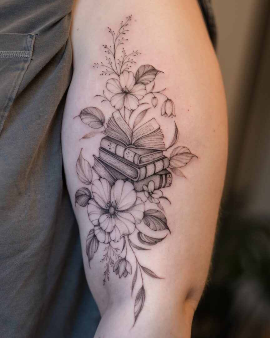 60+ Book Tattoo Ideas That Bibliophiles will Love