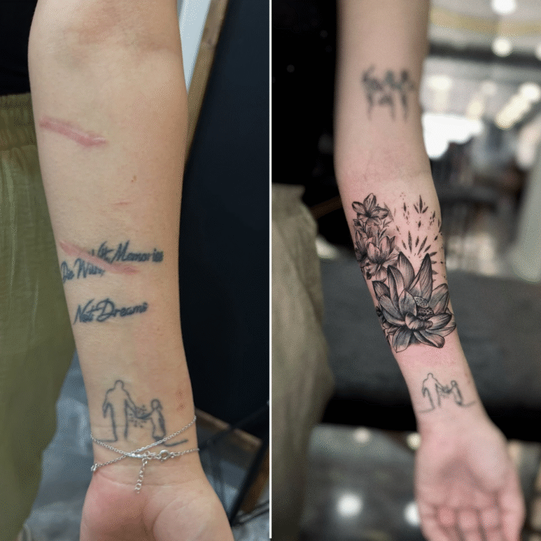 60+ Creative Name Cover up Tattoo Ideas You'll Love
