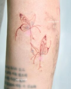 45+ Fine Line Butterfly Tattoo Ideas for Elegant Delicate Ink