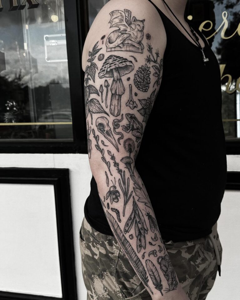50+ Creative Patchwork Tattoo Ideas to Inspire One-of-a-Kind Tattoo