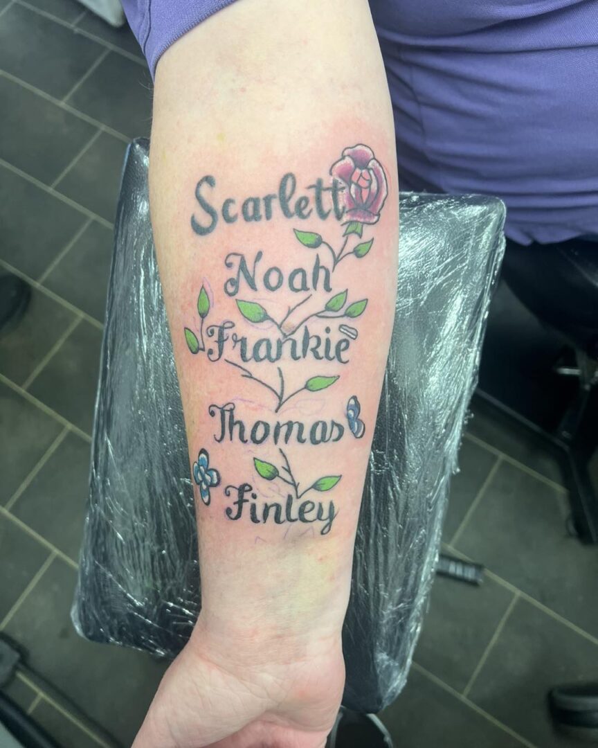 50 Meaningful Grandchildren Tattoo Ideas for Grandparents