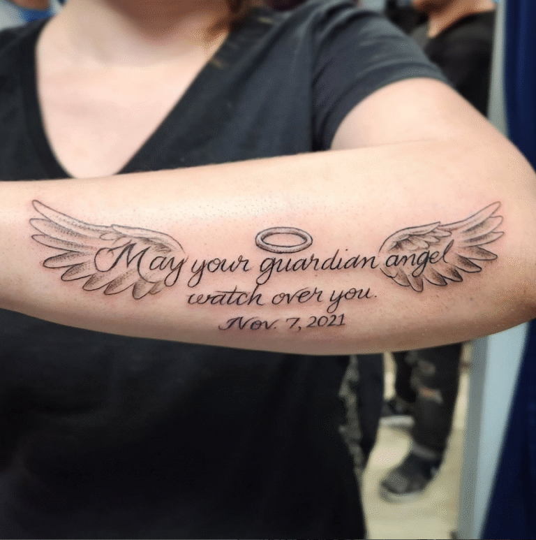 70+ Graceful Angel Wings Tattoo Ideas for Spiritual Souls