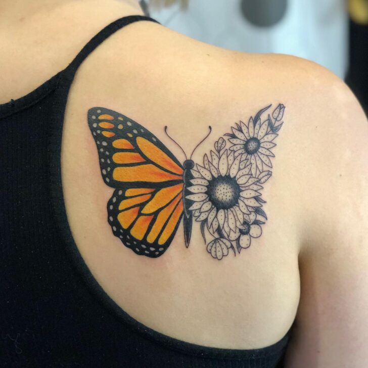 50+ Monarch Butterfly Tattoos That Are Beautiful and Full of Meaning