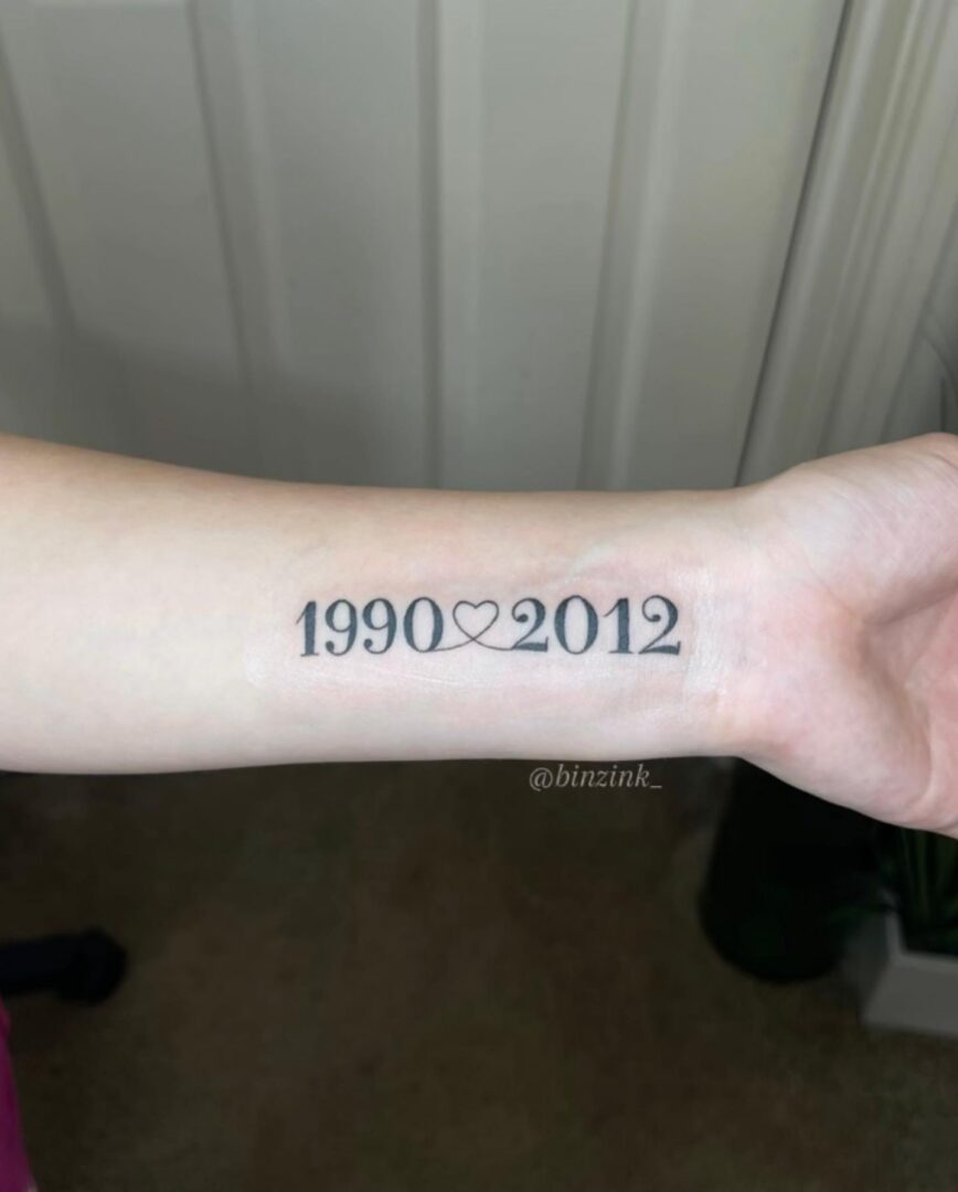 50+ Date Tattoo Ideas to Celebrate Life's Journey