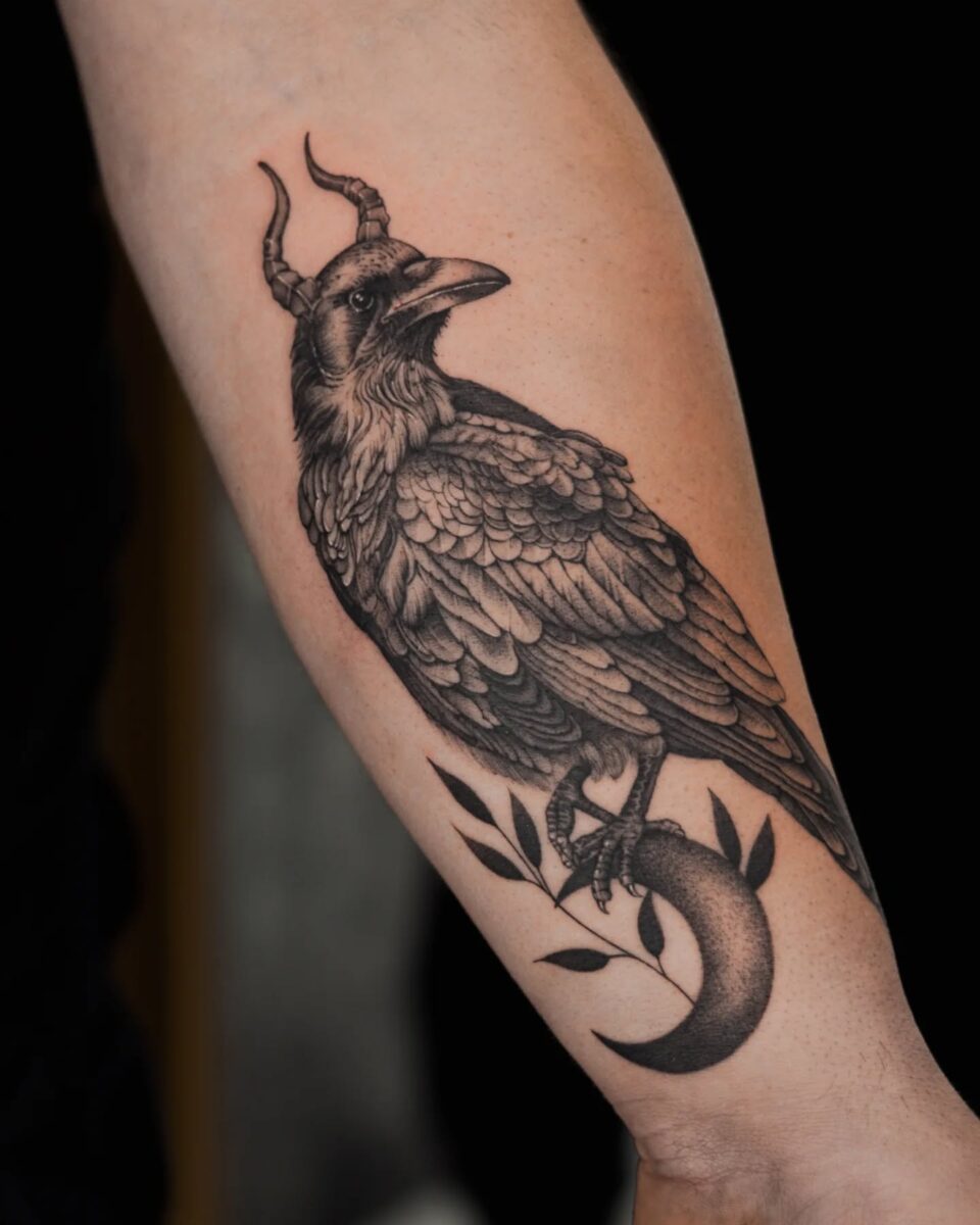 70+ Mysterious Raven Tattoo Ideas Full of Power & Meaning