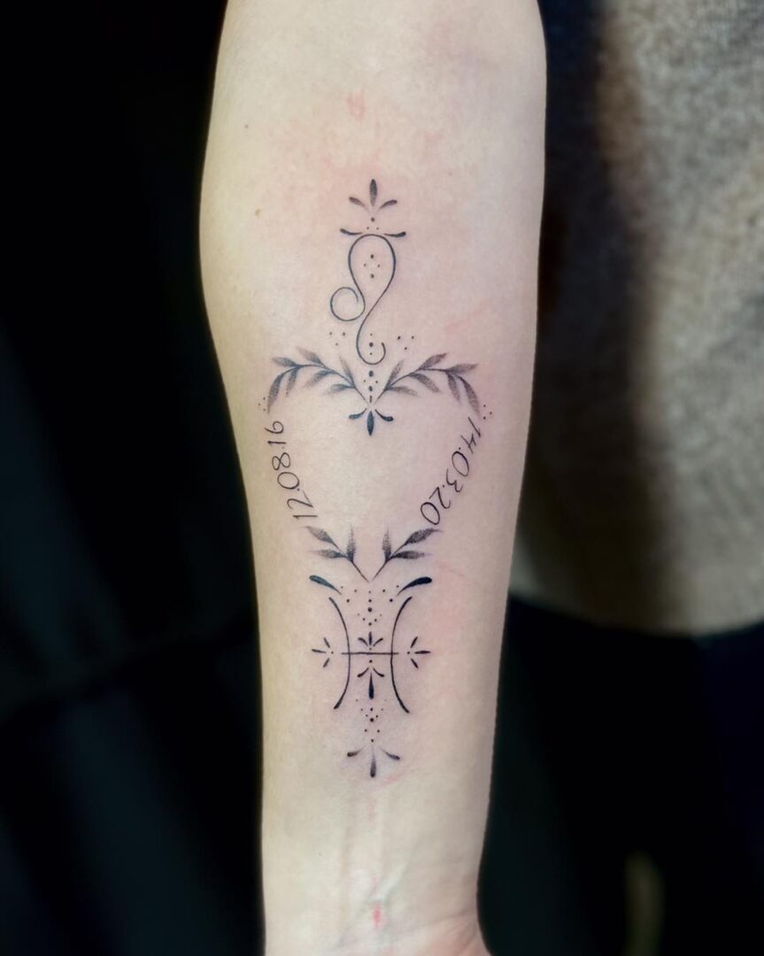 50+ Date Tattoo Ideas to Celebrate Life's Journey