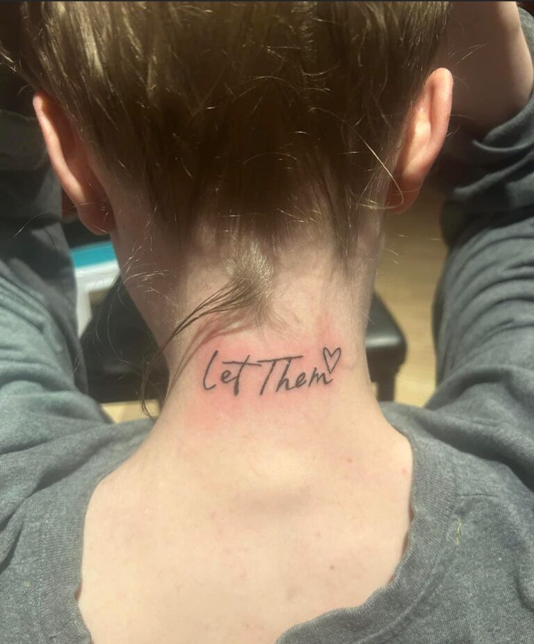 55+ Creative Let Them Tattoo Ideas for Self-Expression