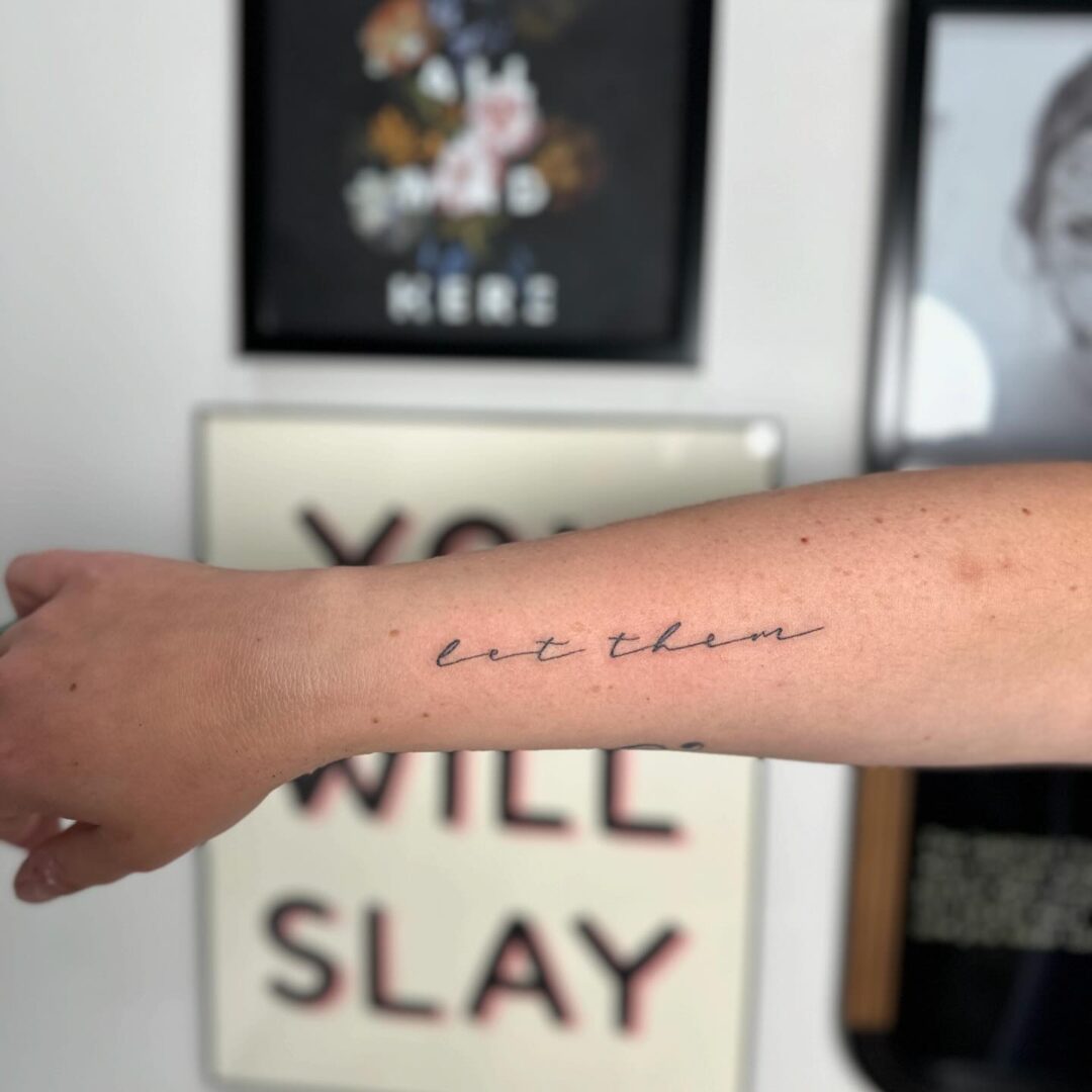 55+ Creative Let Them Tattoo Ideas for Self-Expression