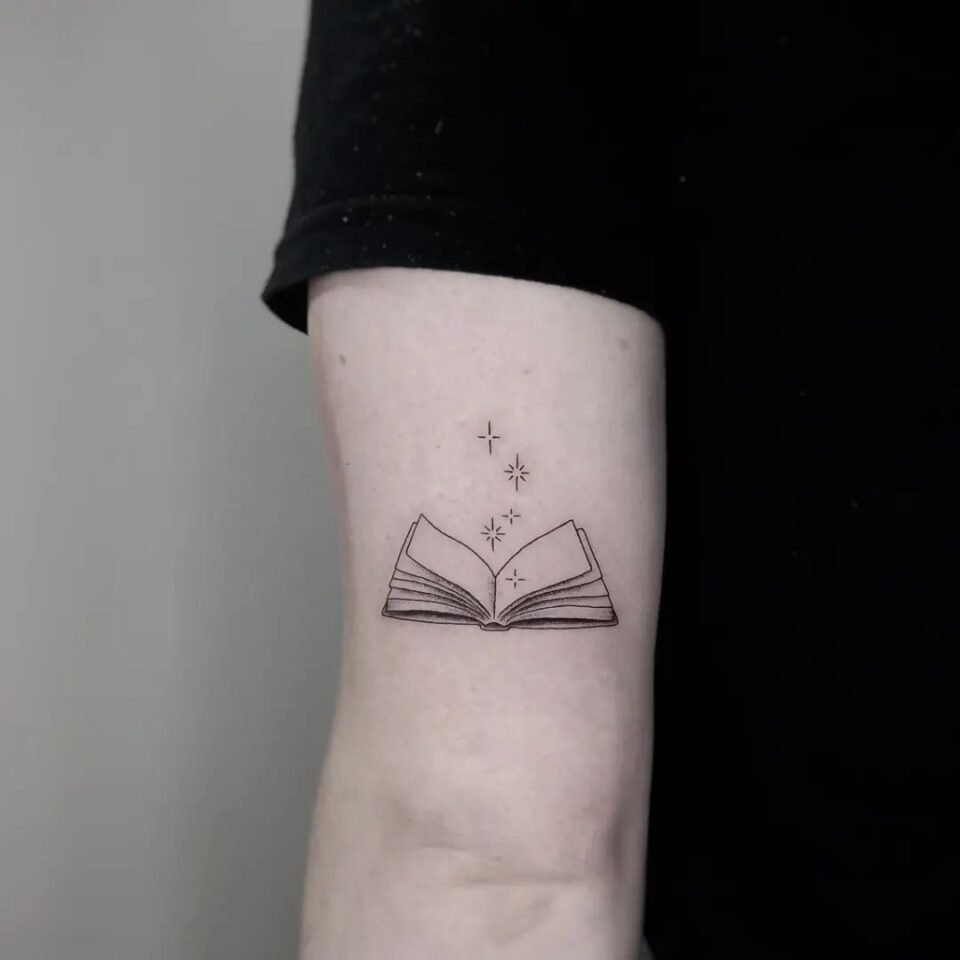 60+ Book Tattoo Ideas That Bibliophiles will Love