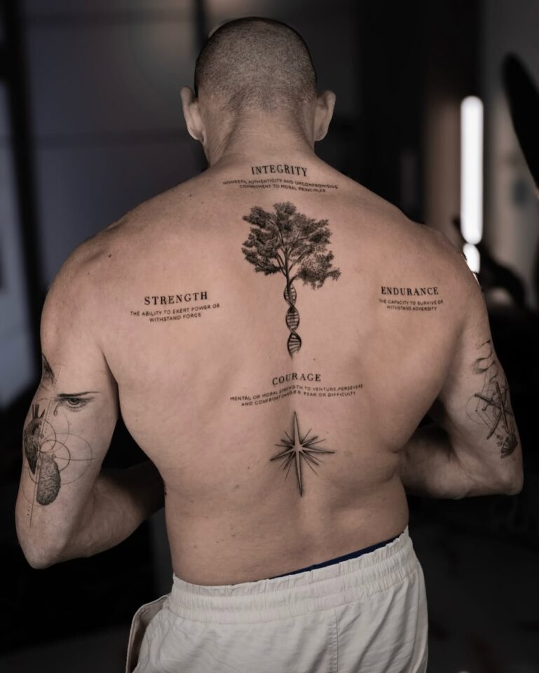 45+ Back Tattoos for Guys Who Want Bold and Meaningful Ink