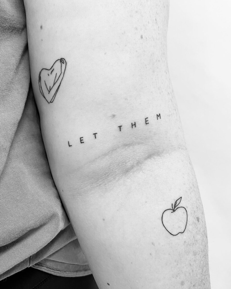 55+ Creative Let Them Tattoo Ideas for Self-Expression