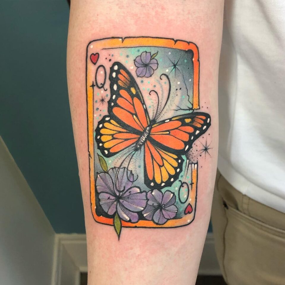 50+ Monarch Butterfly Tattoos That Are Beautiful and Full of Meaning