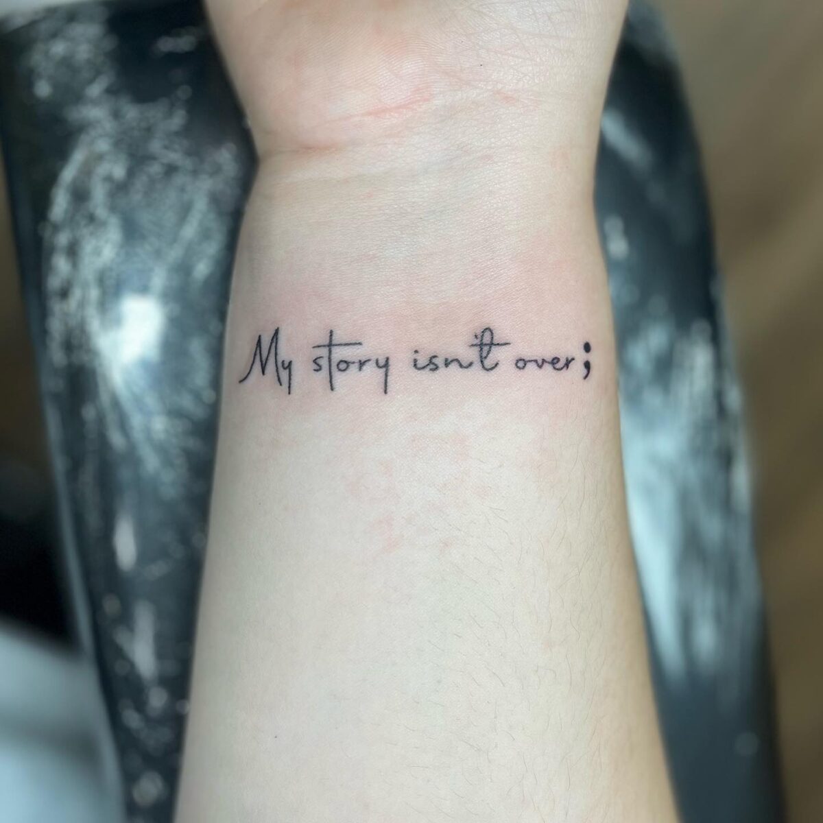 55+ Semi Colon Tattoo Ideas to Signify Your Story Continues