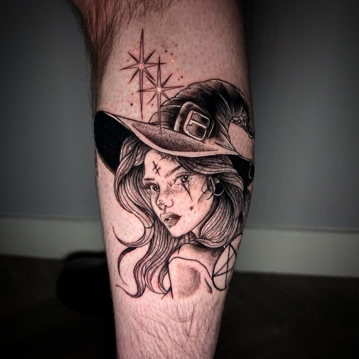 45+ Witchy Tattoos That Capture Mystery, Power, and Magic