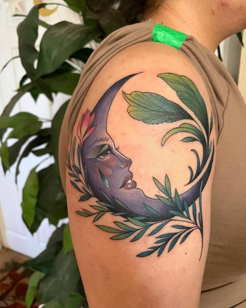 65+ Stunning Moon Tattoo Ideas for a Mystical Look