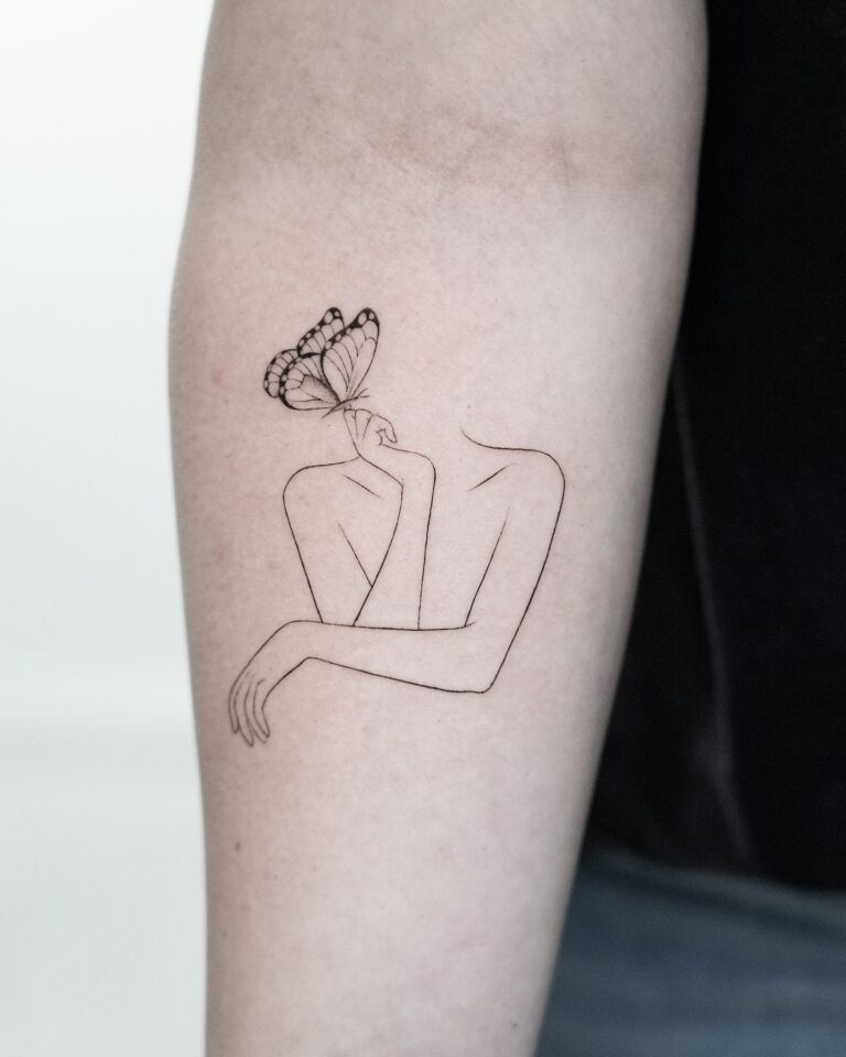 50+ One Line Tattoo Ideas for Minimal & Meaningful Ink