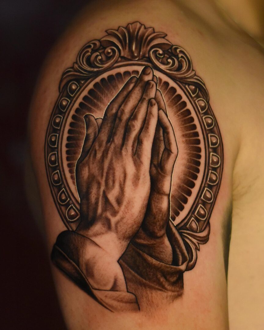 60+ Praying Hands Tattoo Designs for Faith and Strength
