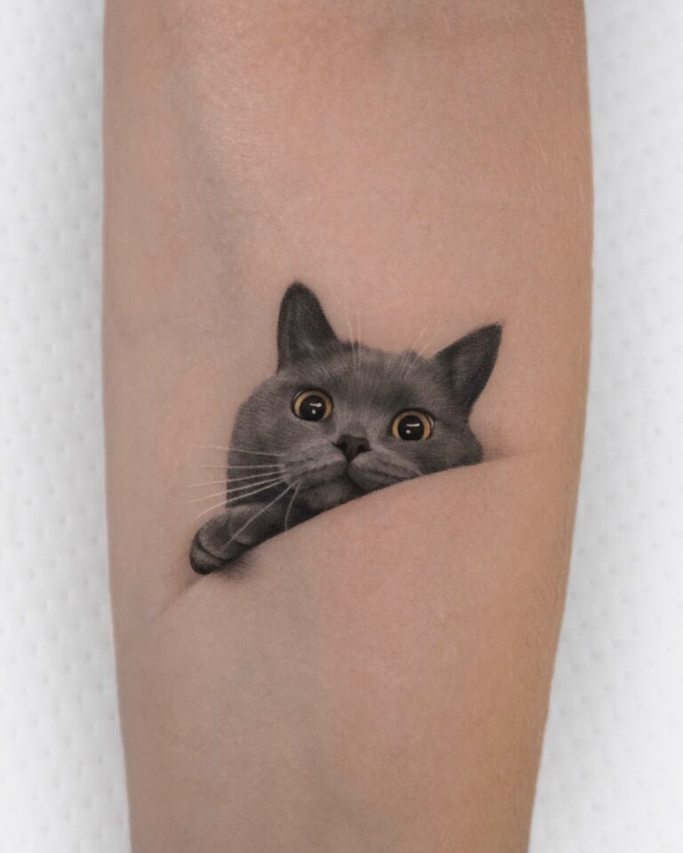 70+ Adorable Small Cat Tattoo Ideas You'll Love