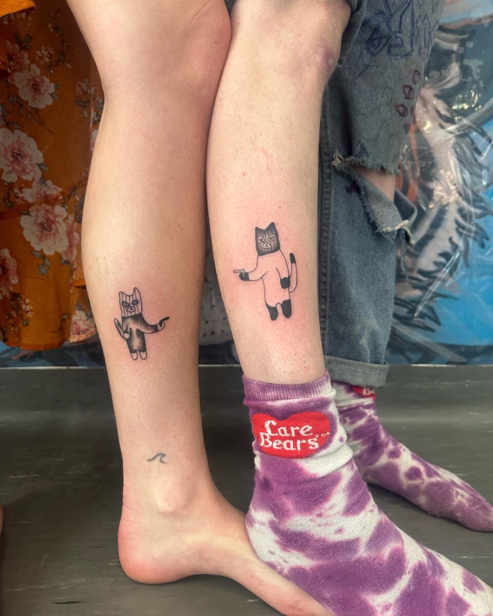 55+ Silly Matching Tattoos for Best Friends, Siblings, or Couples