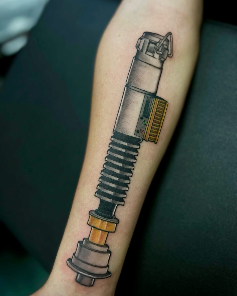 50+ Striking Lightsaber Tattoo Ideas for Star Wars Fans
