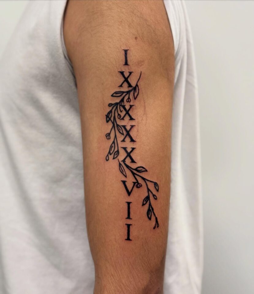 50+ Roman Numerals Tattoo Ideas to Ink Those Special Moments
