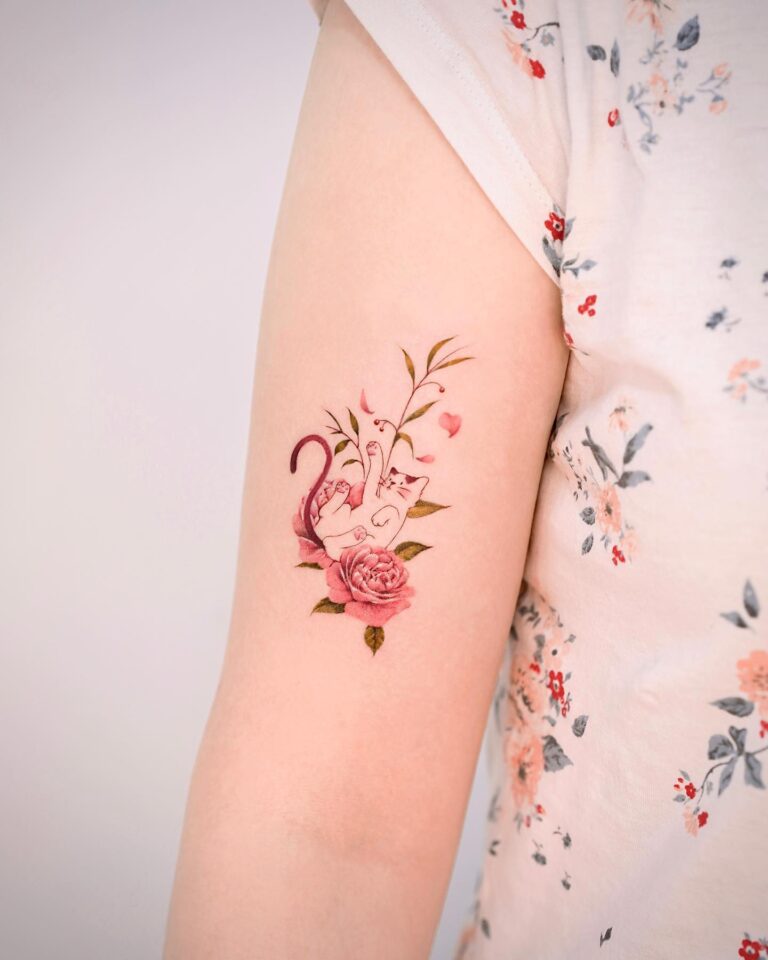 70+ Adorable Small Cat Tattoo Ideas You'll Love