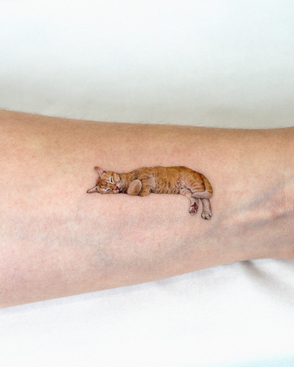 70+ Adorable Small Cat Tattoo Ideas You'll Love