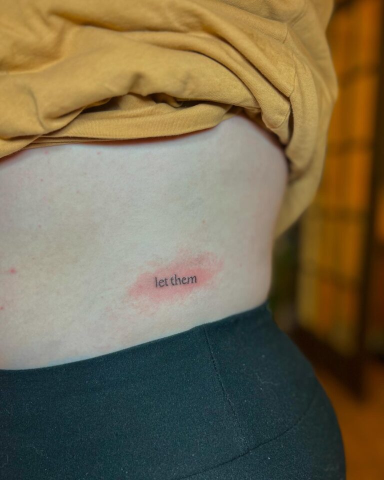 55+ Creative Let Them Tattoo Ideas for Self-Expression