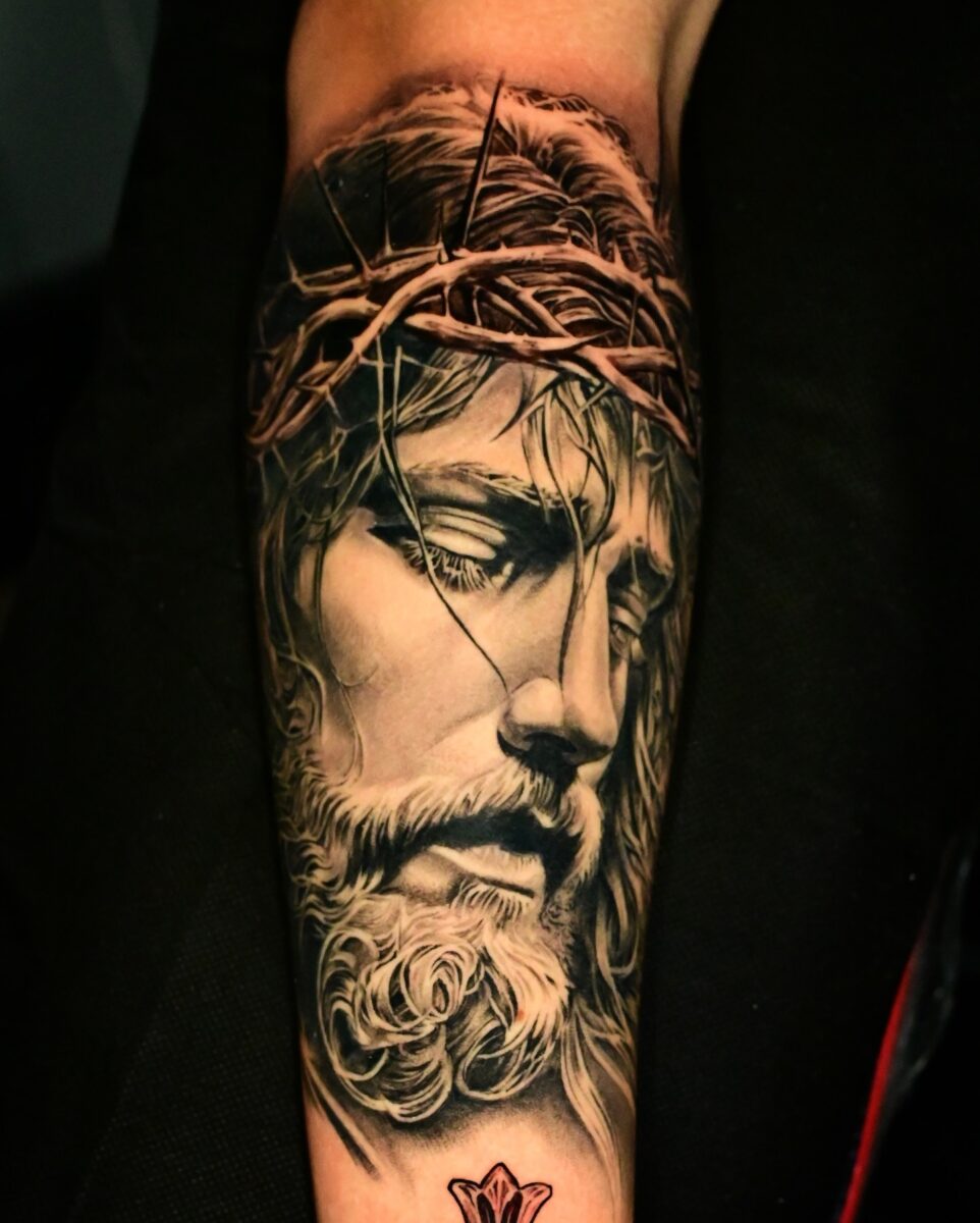 Sacred Tattoo Designs Featuring Jesus Christ: Faith Meets Permanence