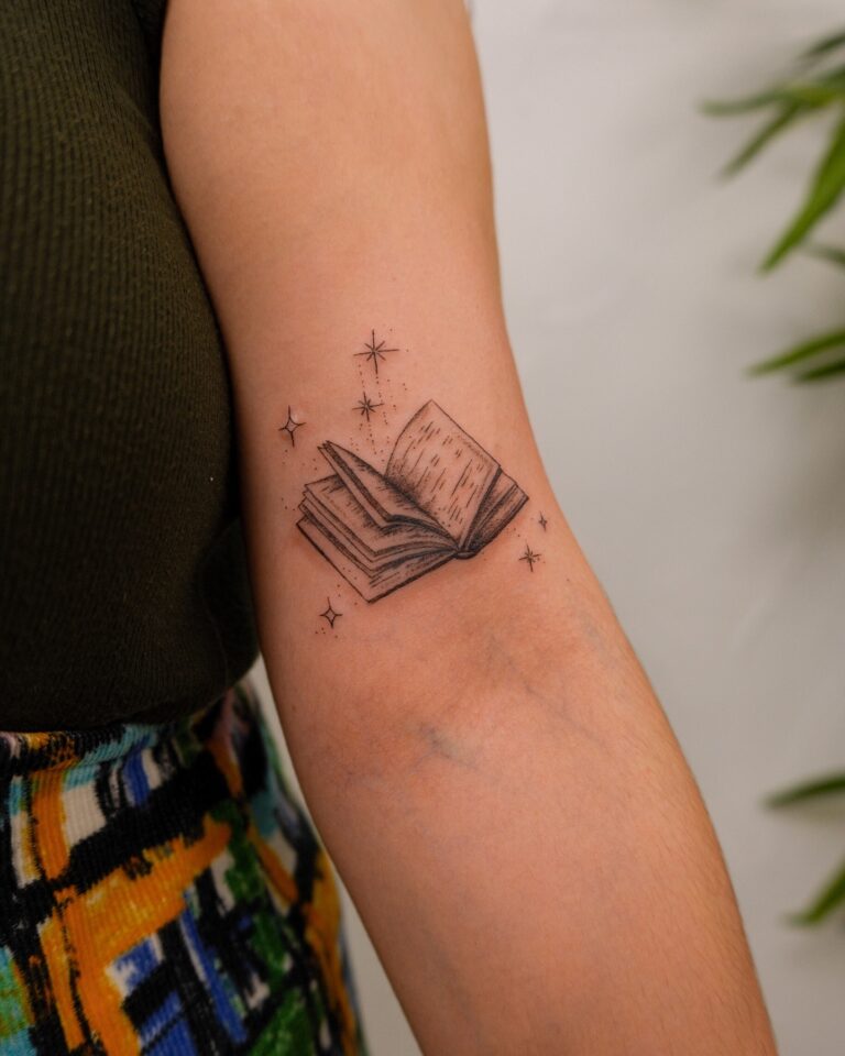 60+ Book Tattoo Ideas That Bibliophiles will Love