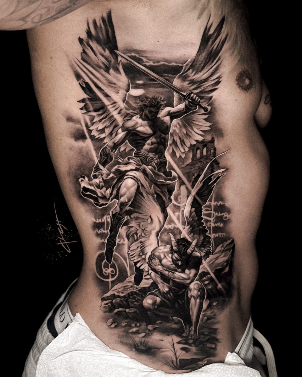 60+ Angel Tattoo Ideas for Protection, Faith, and Strength
