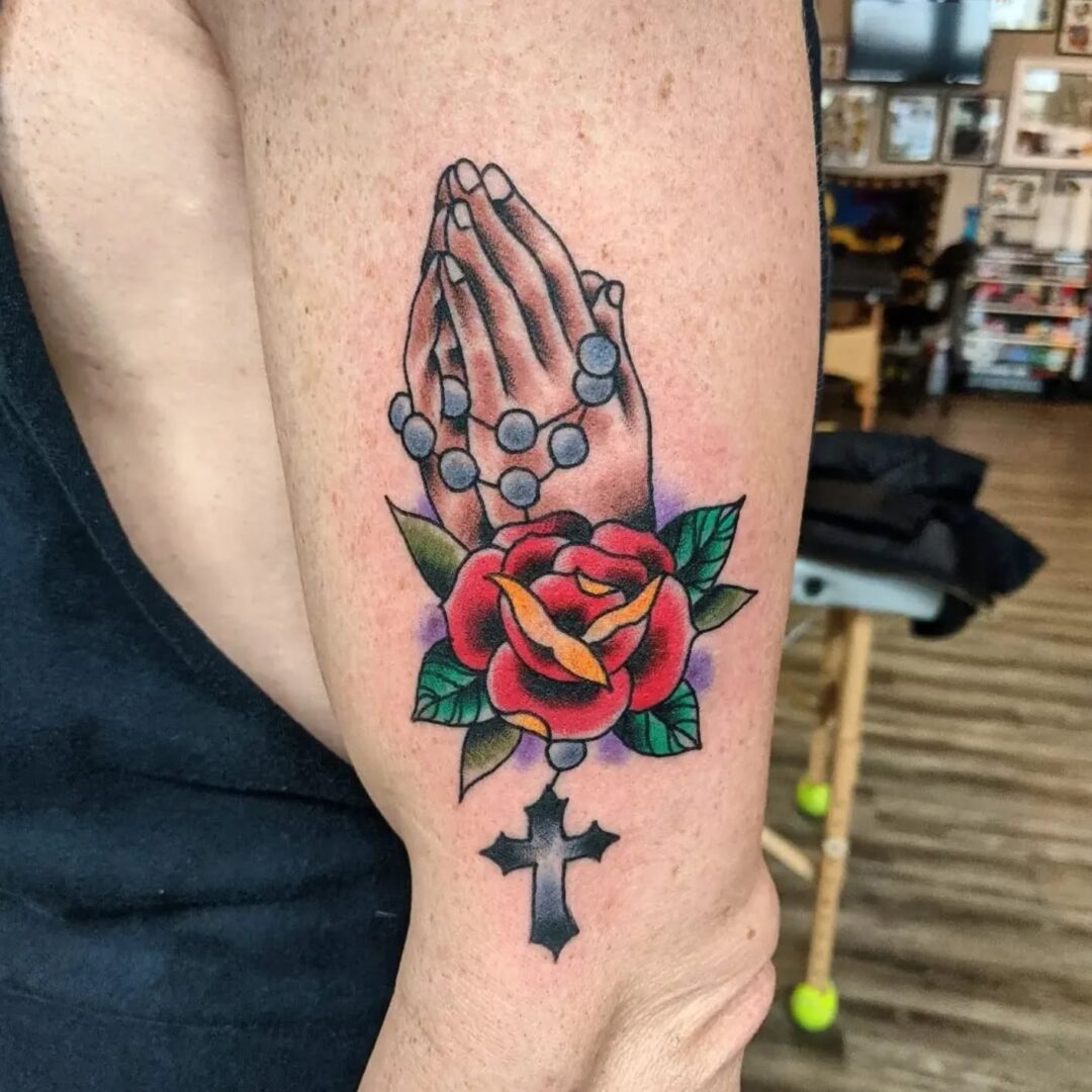 60+ Praying Hands Tattoo Designs for Faith and Strength