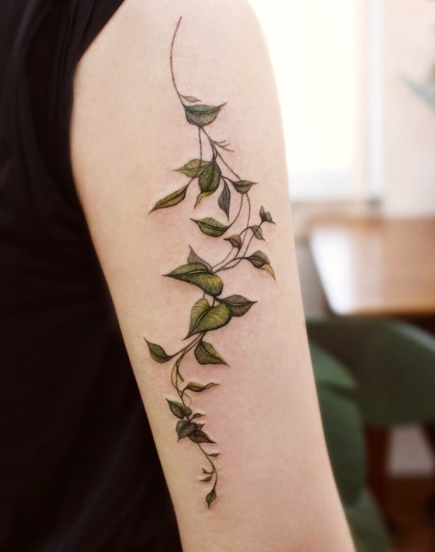 50+ Flowing Vine Tattoos That Are Elegant, Natural, and Full of Meaning