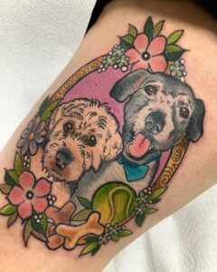45+ Dog Memorial Tattoo Ideas to Honor Your Beloved Pet