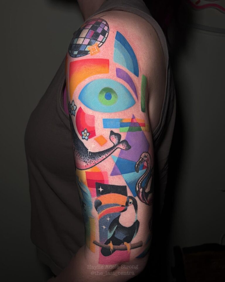 30+ Beautiful Sleeve Filler Tattoo Ideas for Women You'll Love